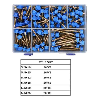 China DIY Production Of Boxed Hex Head Self-drilling Screws For Home Use for sale