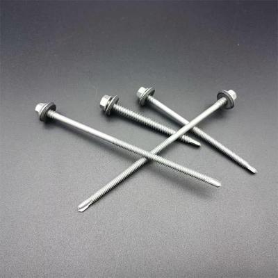 China Dacromet Hex Washer Head Self Drilling Screw With EPDM Washer for sale