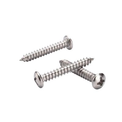 중국 GB845 탄소강 중형 셀프 태핑 나사, 인산염 처리 마감 및 필립스 팬 헤드 판매용