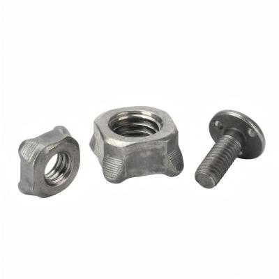 China DIN928 Type B Carbon Steel Automotive Parts Square Weld Nut for sale
