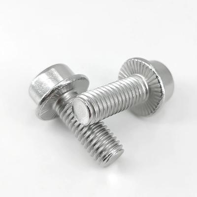 China Heavy-Duty DIN 251 A4 Stainless Steel Hex Socket Flange Screws for Structural Engineering for sale