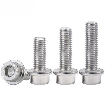 China DIN 251 SS304/316 Hex Socket Flange Allen Machine Screws for Industrial Assembly for sale