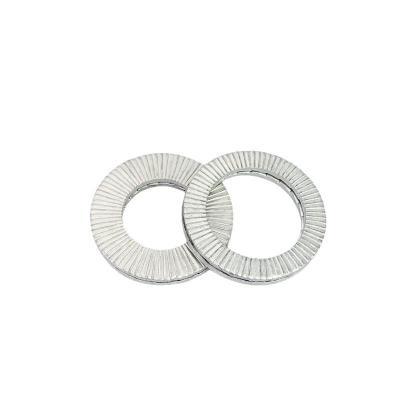 China DIN25201 Double Layer Self Locking Washer Wedge Lock Washer for Heavy Machinery for sale