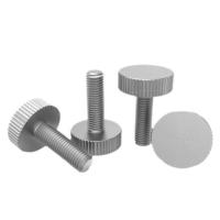 China DIN653 Knurled Thumb Screw Large Flat Head Self-Threading for sale