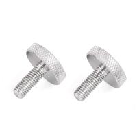 China DIN653 Knurled Thumb Screw Large Flat Head Self-Threading for sale