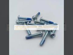 Alta resistência durável ISO7380 Hex Socket Pan Head Bottle Screw com Collar