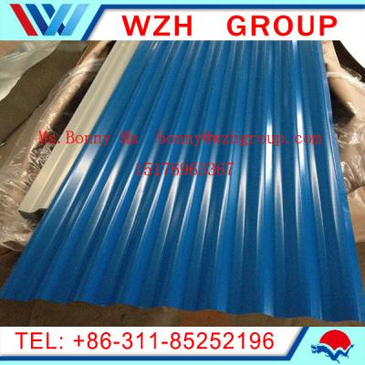 China WZH color coated steel sheet shipping from China to Tanzania for sale