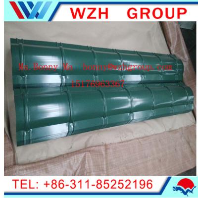 China Most popular roof tile / Ridge roofing tile / color steel sheet for sale