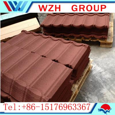 China colored Stone coated roofing tile for sale