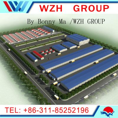 China pre enginnering workshop / car parking / auditorium / shopping mall for sale