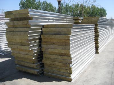 China rock wool sandwich panel for sale
