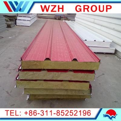 China mineral wool sandwich panel /rockwool sandwich panel /sandwich panel price made in China for sale