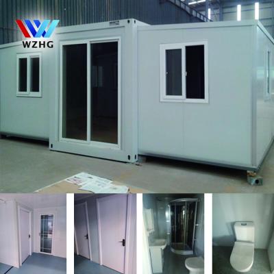 China New Portable 20ft prefab expandable foldable container house(Bathroom, kitchen, home improvement) for sales for sale