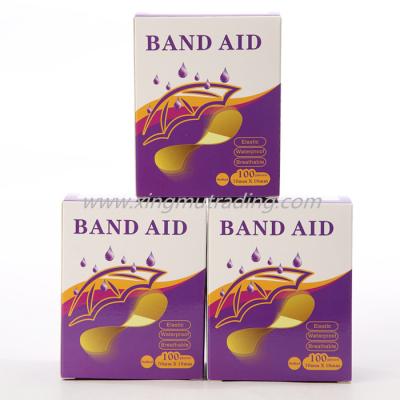 China Wholesale Manufacturer High Quality Waterproof Custom Wound Bandage Polyester Elastic Band-Aid 70X18mm for sale