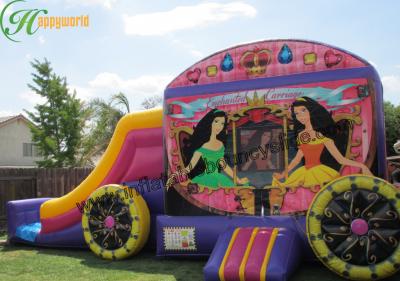 Cina Scorrevole di principessa Theme Commercial Inflatable Bouncy di Safty con Anti-UV in vendita