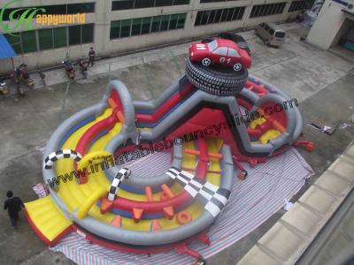 Cina Un grande scivolo gonfiabile commerciale di 8 forme per i bambini con i corredi di riparazione e di divertimento in vendita