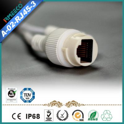 China New arrivals ethernet RJ45 waterproof connector IP68 for LED lighting for sale