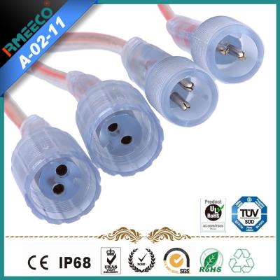 China M16 waterproof connector with transparent Cable 2-4 pins is available for sale