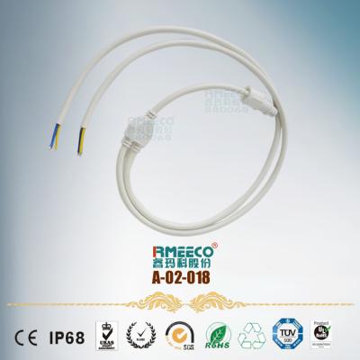 China 2 way splitter connector male at input female at output with cable 2*20AWG IP68 for sale