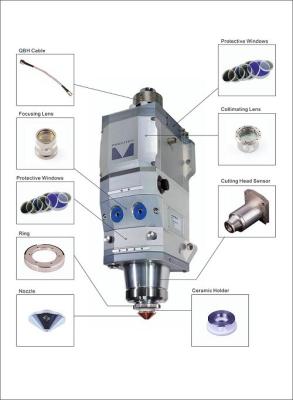China D28H15M11 Precitec Laser Consumables CNC Fiber Laser Cutting Parts Nozzle For Precitec Cutting Head for sale