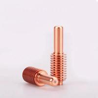 China Plasma Cutting Machine Accessories Copper Nozzle Electrode For Hypertherm Powermax105 for sale