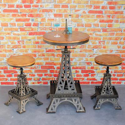 China Smashing industrial bar table \Adjective Rotro Coffe room table \Factory wholesales steel table for sale