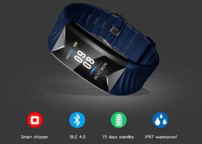 Cina Cardiofrequenzimetro del appoggio di molto tempo dell'inseguitore di forma fisica dell'orologio del braccialetto di sport di Digital in vendita