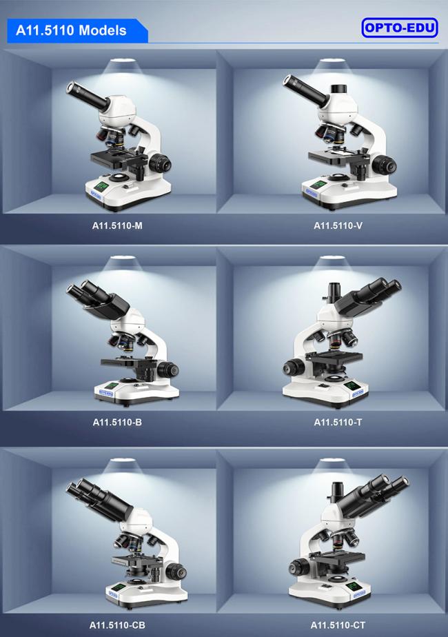 OPTO-EDU A11.5110 Microscope side view