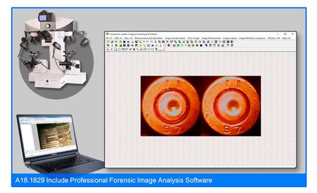 Microscope comparison view demonstration