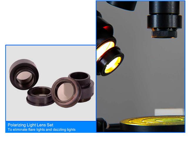 Microscope with forensic document samples