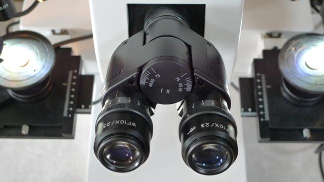 Microscope control panel