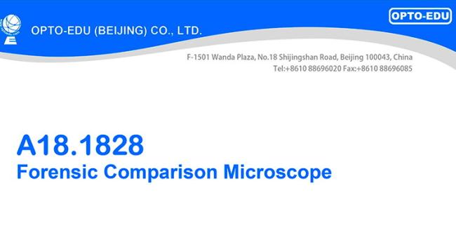 Forensic Comparison Microscope front view