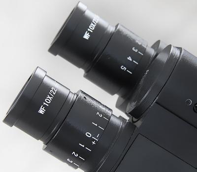 Microscope eyepiece detail