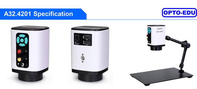 OPTO-EDU Digital Stereo Microscope with accessories