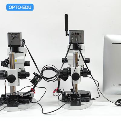 중국 OPTO-EDU A18.4903 디지털 카메라 스테레오 비교 현미경 판매용