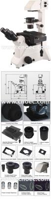 China microscópio invertido 400X do contraste da fase com Seidentopf Trinocular A14.2602 à venda