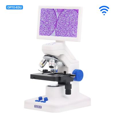 China OPTO-EDU A33.5130 Digital Microscope with LED Lights Triple Nosepiece and 8MP Camera for sale