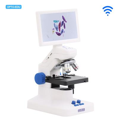 China OPTO EDU A33.5130 Microscopio recargable con tarjeta TF de 7' y opciones de salida múltiple en venta