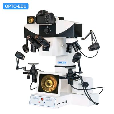 중국 OPTO EDU A18.1832 터치 스크린 모터화/수동 디지털 비교 현미경 2x~240x 판매용