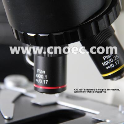 China Laboratory Compound Optical Microscope Halogen Illumination Microscopes A12.1501 for sale