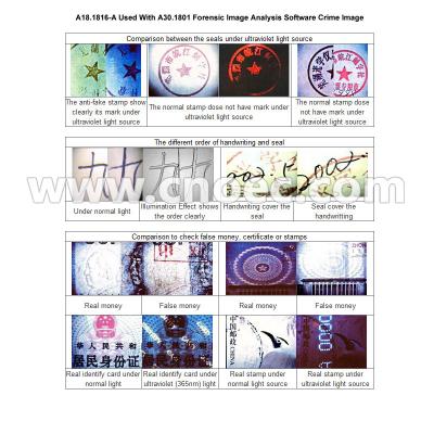 China Microscopio de comparación forense con el sistema del examen del documento en venta