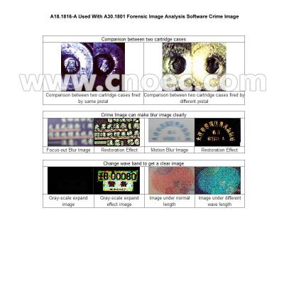 China Microscopio de comparación forense con el sistema del examen del documento en venta