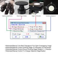 China Motorized Digital Forensic Comparison Microscope with 80~240V Wide Range Voltage High Resolution CCD Camera and Motorized Control for sale