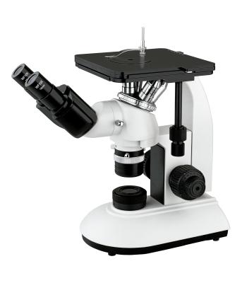 중국 거꾸로 한 야금술 광학적인 현미경 WF10x/18mm 접안경 4배 Nosepiece 판매용