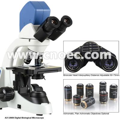 China 3.0M , 40x - 1000x Digital Biological Student Microscope For Middle School for sale