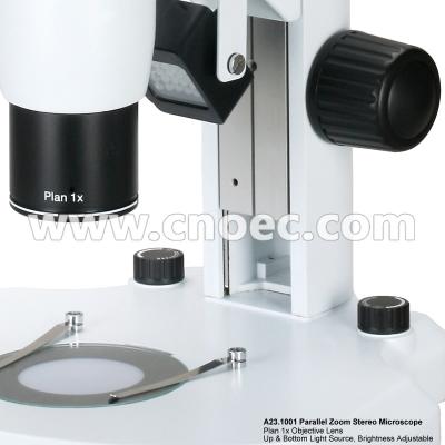 중국 입체 음향 광학적인 현미경 Parellel 급상승 입체 음향 0.8 - 8x, 0.8 - 6.4x A23.1001 판매용