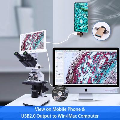 China A33.5121-M Digital Lcd Microscope Teaching Head Quarduple LED 1600X OPTO EDU for sale