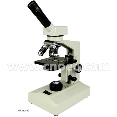China Monocular Student Biological Microscope Monocular Microscopes A11.0301 for sale