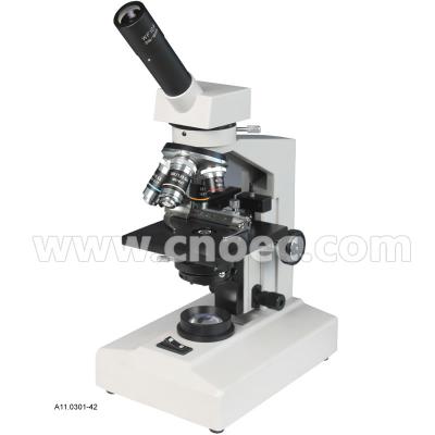 China Monocular Student Biological Microscope Monocular Microscopes A11.0301 for sale
