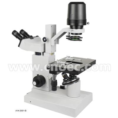 China A cabeça binocular 640X inverteu o microscópio ótico A14.0301 com a lâmpada do halogênio de 12V 50W à venda